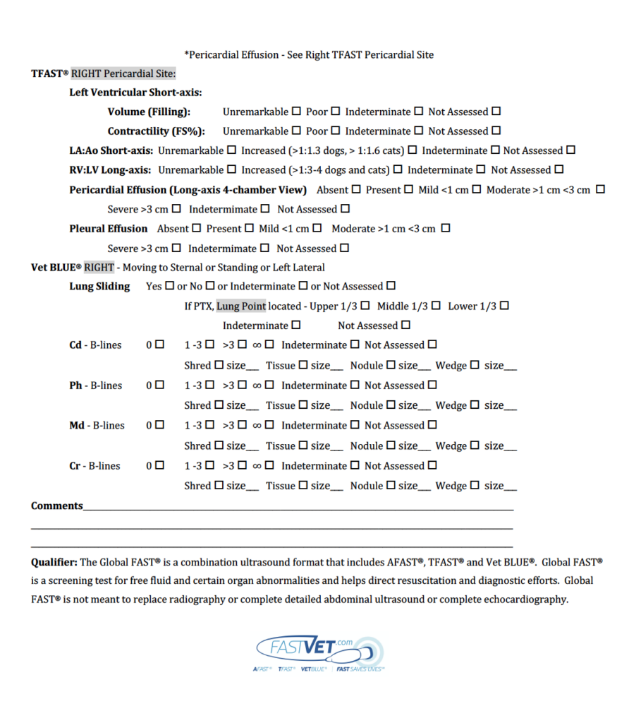 FASTVet Free Resource: Most Updated Global FAST® Goal-directed ...